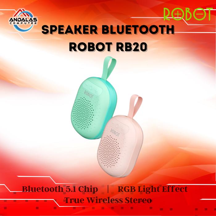 Jual SPEAKER BLUETOOTH MINI PORTABLE ROBOT TWS RB20 SPIKER PORTABLE ...