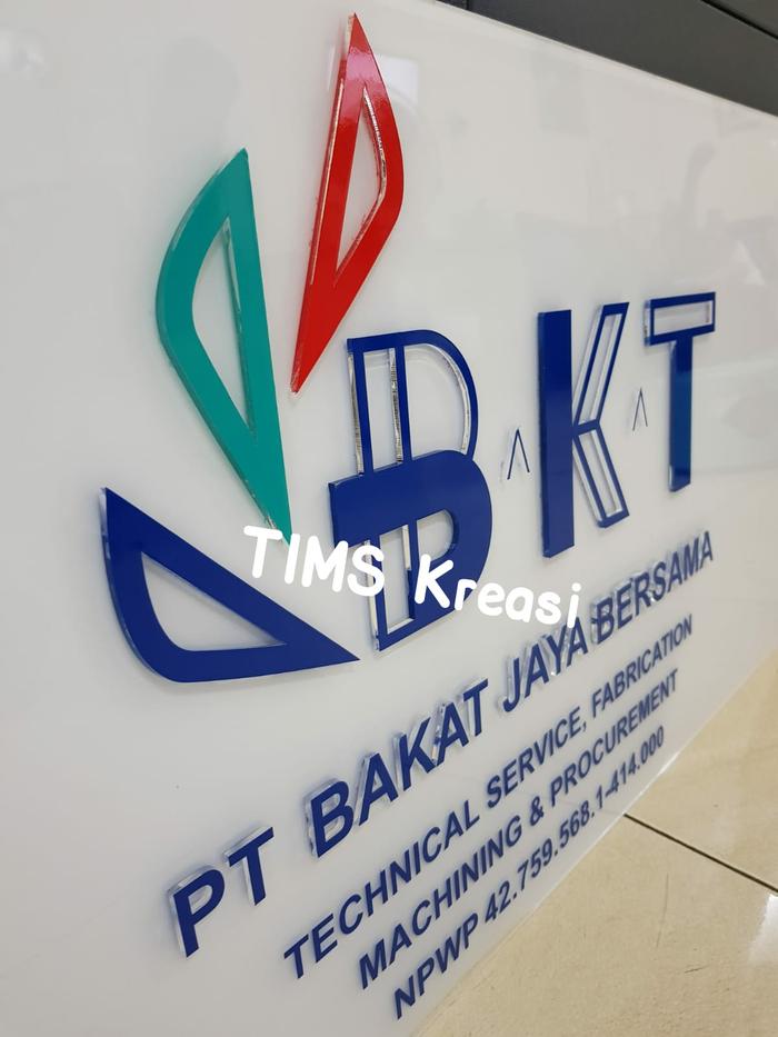 Jual Papan Akrilik Huruf Timbul | Plang Akrilik | Signage + Cutting Letter - Jakarta Timur ...