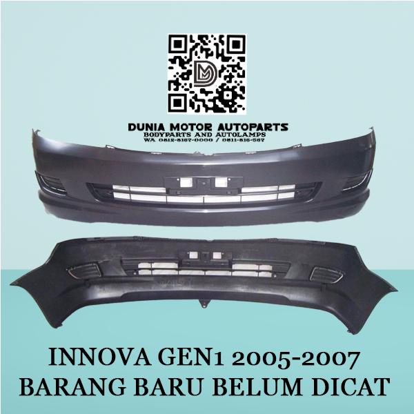 Jual BEMPER BUMPER DEPAN INNOVA 2004 2005 2006 2007 GEN1 BARU IMPORT ...