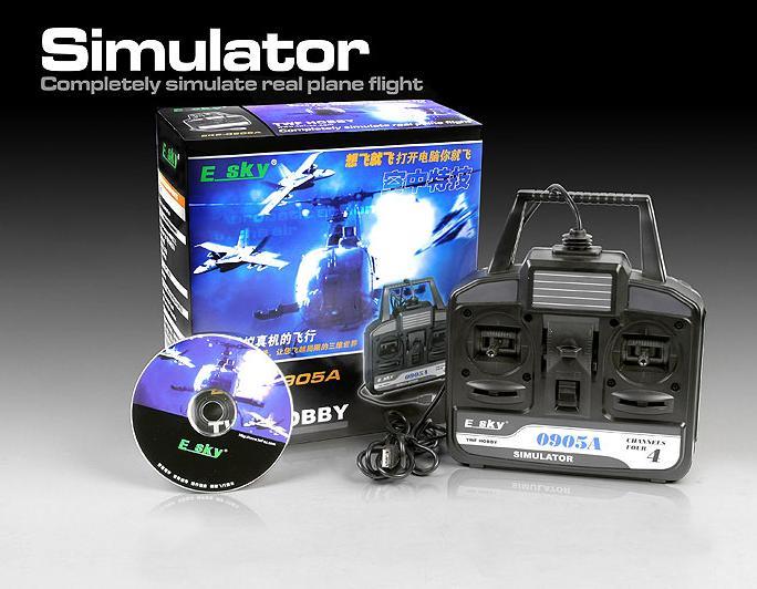 Jual Remote Esky Simulator EK2-0905A USB komputer 4Ch 4 channel ( No ...