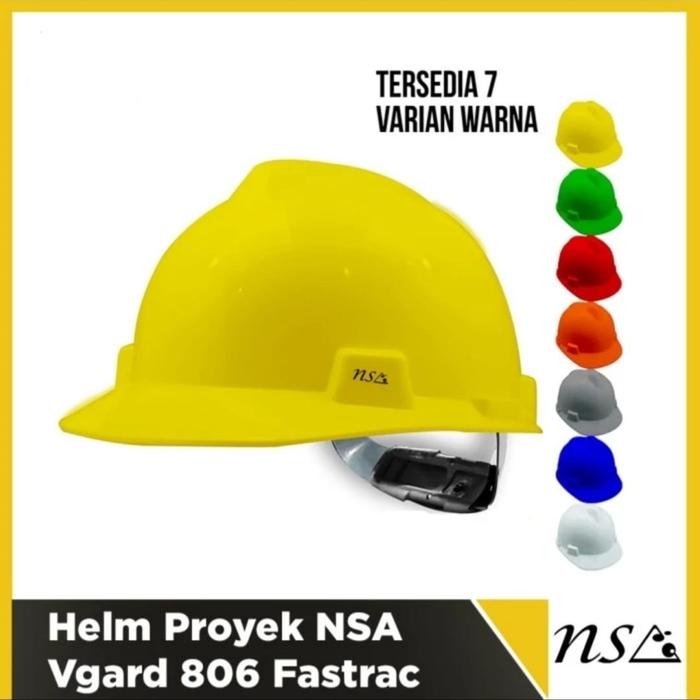 Jual helm safety proyek NSA inner fastrack standard SNI - Putih - Kab ...