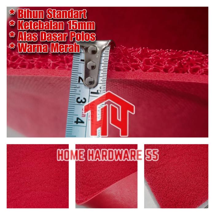 Jual Keset Karpet PVC Mie Bihun 50 Cm x 70 Cm - Merah - Kota Tangerang ...