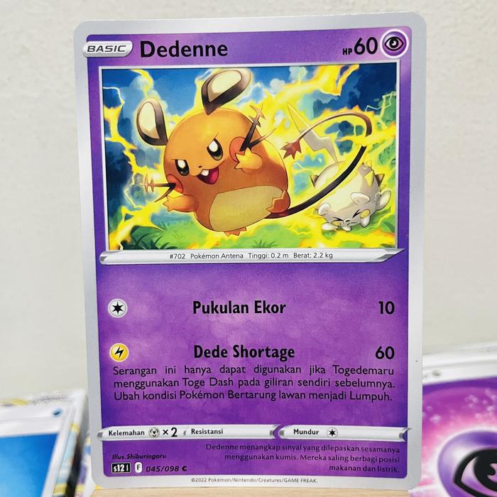 Jual Dedenne s12 Kartu Pokemon Indonesia TCG - Kota Tangerang ...