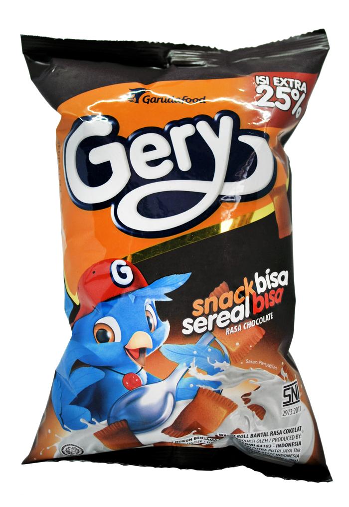 Jual BISKUIT SEREAL GERY SNACK & SEREAL 100 GR COKLAT - Kota Bandung ...