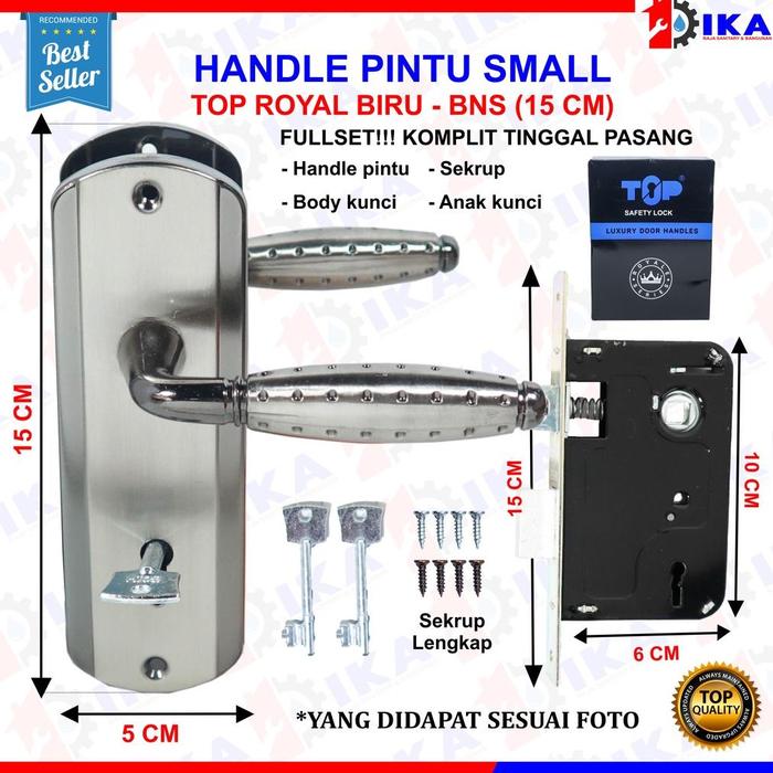 Jual Handle Kunci Pintu Kecil Top Safety Lock Komplit | Royale Series ...
