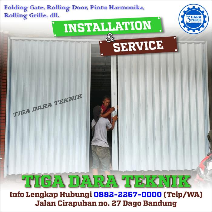Jual Pintu Ruko Toko dan Warung Folding Gate Minimalis Tiga Dara Teknik ...