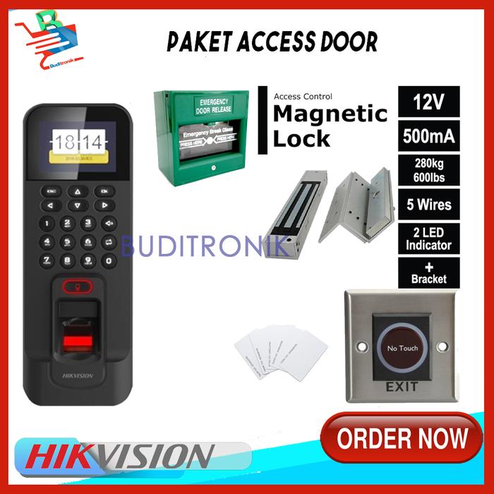 Promo Paket Access Door HIKVISION DS-K1T804BEF Finger RFID Access ...