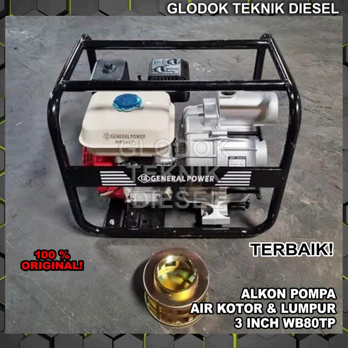 Jual Mesin Pompa Air Kotor & Lumpur Alkon Sewage Trash Pump 3" Inch ...