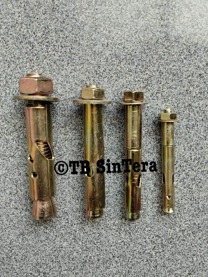 Jual Baut Ramset Dynabolt 8 10 12 16 | Baut Beton Dinabolt - 10mm, 5cm ...