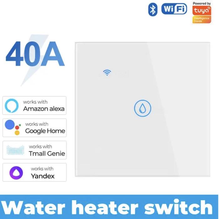 Jual Smatrul Saklar Pemanas Air 40A Tuya Smart Wifi Water Heater Switch ...