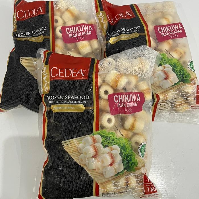 Promo Cedea Chikuwa Mini 1 Kg Steamboat Khas Jepang Frozen Seafood ...
