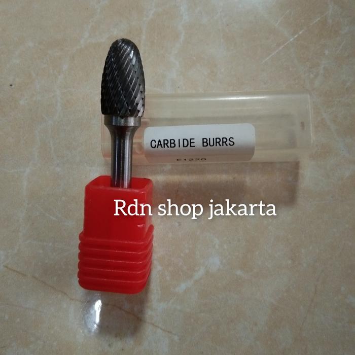 Jual carbide burrs E 1220 mata bor block besi burrs reamer blok ...