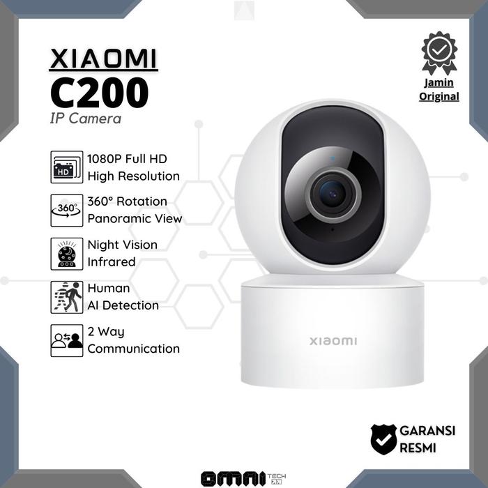 Jual CCTV Xiaomi Smart Camera C200 1080p IP Camera Dome 360 Night ...