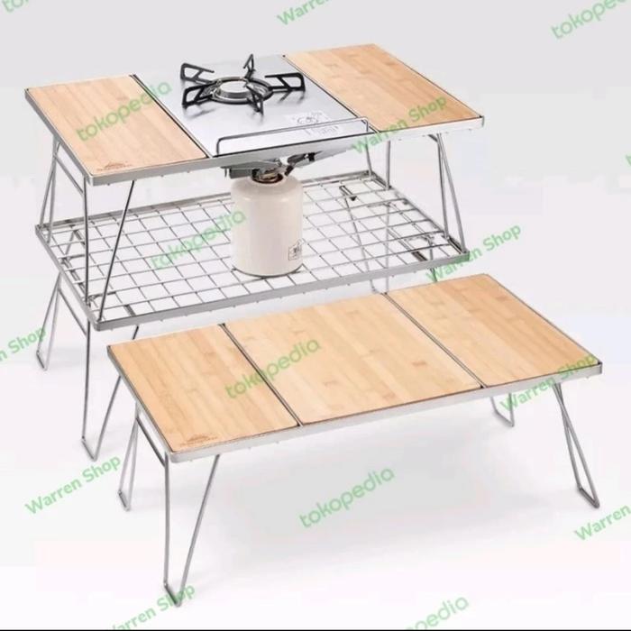 Jual Meja Portable Igt Campingmoon Stainless Di Seller Ayato ...