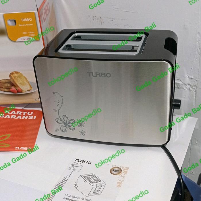 Jual pemanggang roti pop up toaster turbo ehl 1018 ehl1018 roti tawar ...