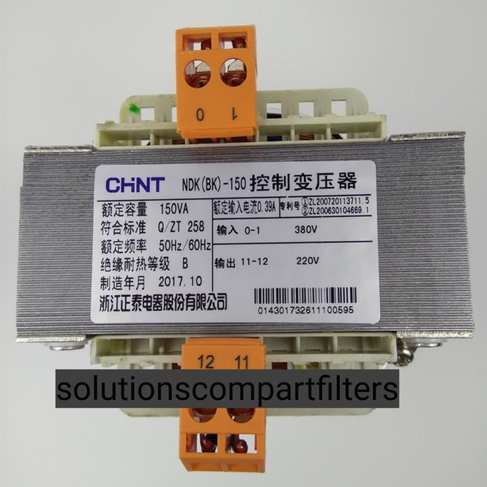 Jual CHINT NDK(BK)-150 Transformer 150VA 380V 220V - Kota Batam - solutions Comp-part filters ...
