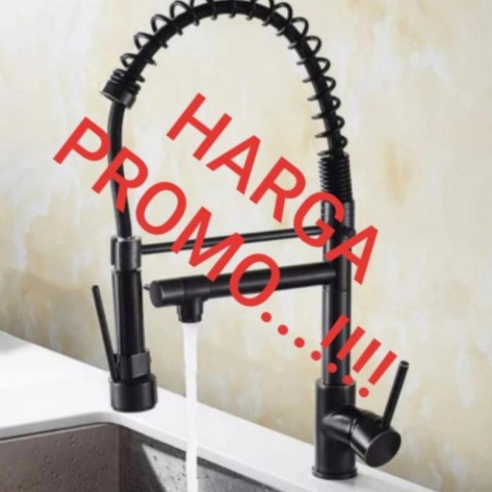 Jual kran tarik /kran hitam /kran pentry /panas dingin kran kitchen ...