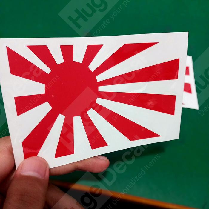 Jual Sticker Nippon Rising Sun Japan Logo JDM Stiker Mobil Motor - Kab ...
