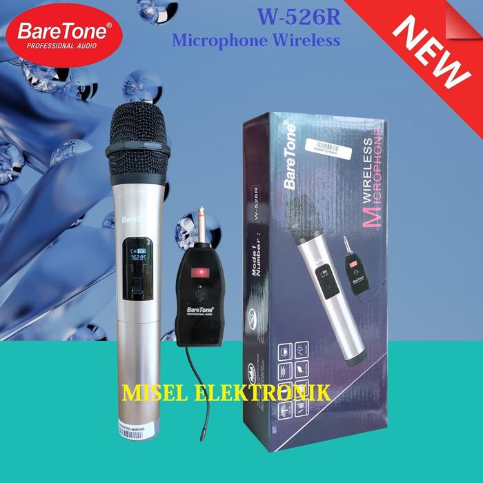 Jual Mic wireless BareTone W-526R Mikrofon Wireless BareTone W526R Original - Jakarta Barat ...