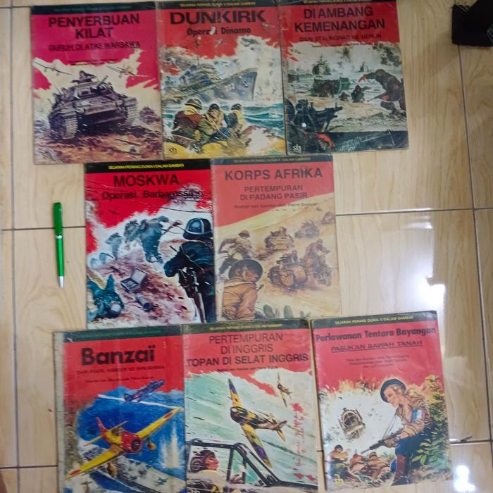 Jual Komik Eropa Sejarah Perang Dunia Ii Dalam Gambar Perlawanan