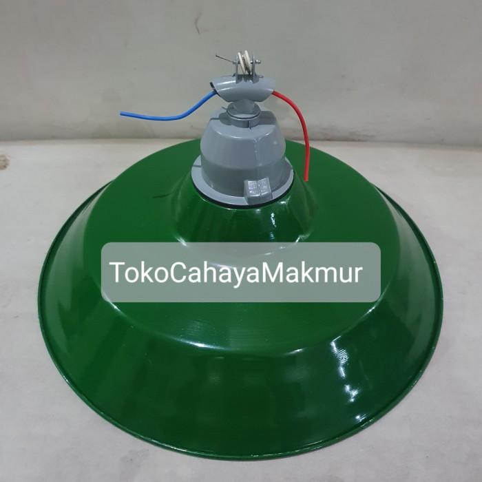 Jual Kap Fitting Gantung Hijau WD E27 E40 Besi/Fitting Lampu Jalan E27 E40 - Kap+FitE27Besi ...