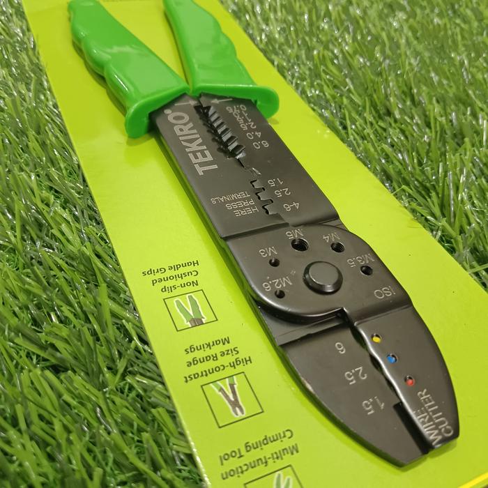 Jual Tang Crimping Tool 9" Tekiro Tang Kupas Kabel Tang Scun Skun ...