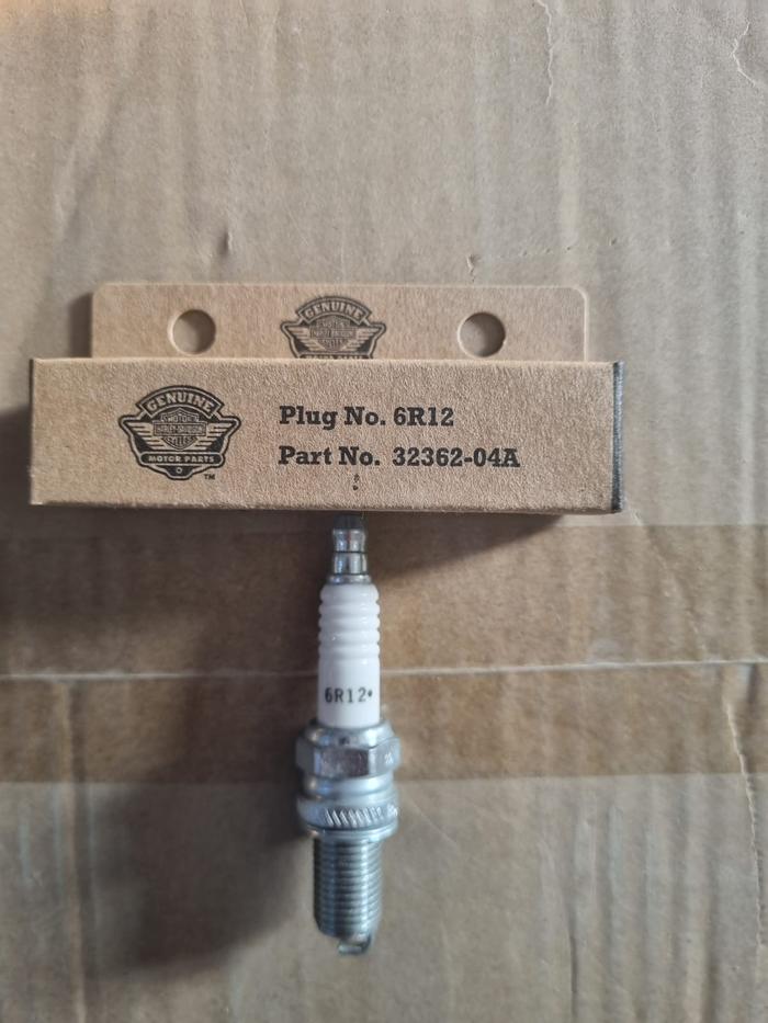 Jual BUSI HARLEY DAVIDSON 6R12 GENUINE SPARK PLUG FOR TWIN CAM 32362-04A - Kota Surabaya ...