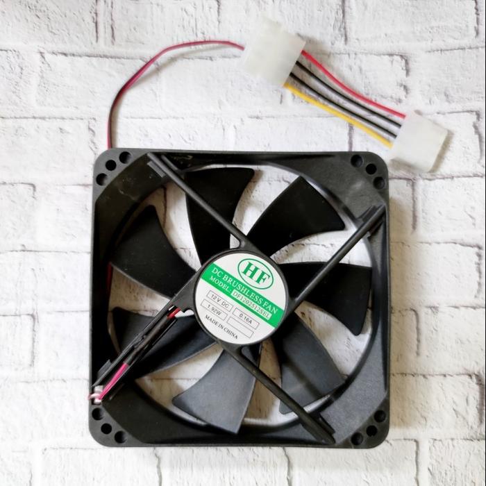 Jual FAN CASING 12CM HITAM / FAN CASE 12 CM / KIPAS CPU + BAUT - Kota ...