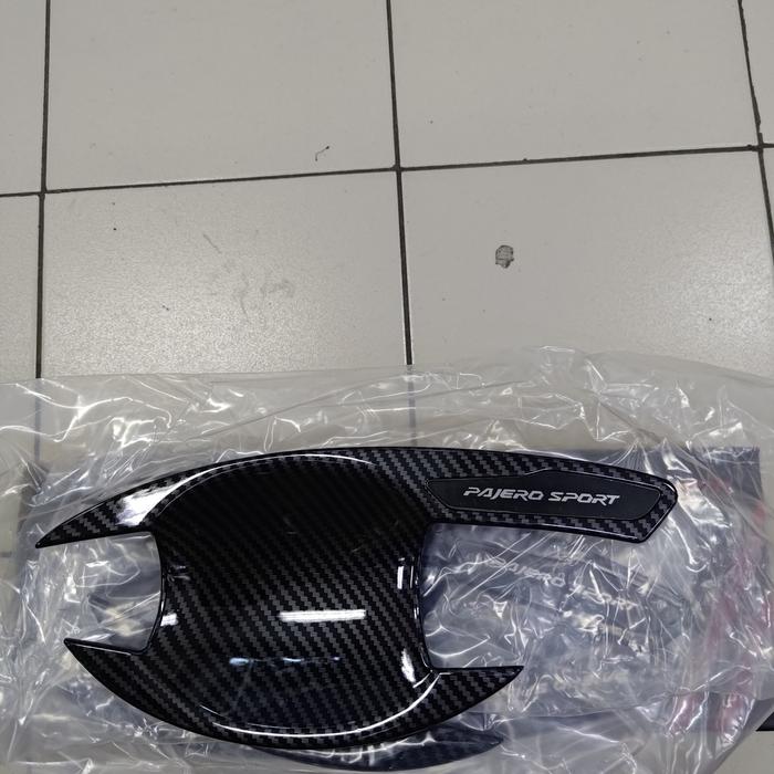 Jual OTOPROJECT OUTER HANDLE MANGKOK PINTU CARBON ALL NEW PAJERO SPORT ...