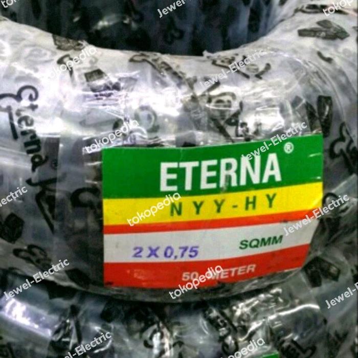 Jual Kabel Listrik NYYHY ETERNA 2X0.75 @50M / NYYHY SERABUT 2X0.75 ETERNA - Jakarta Pusat ...