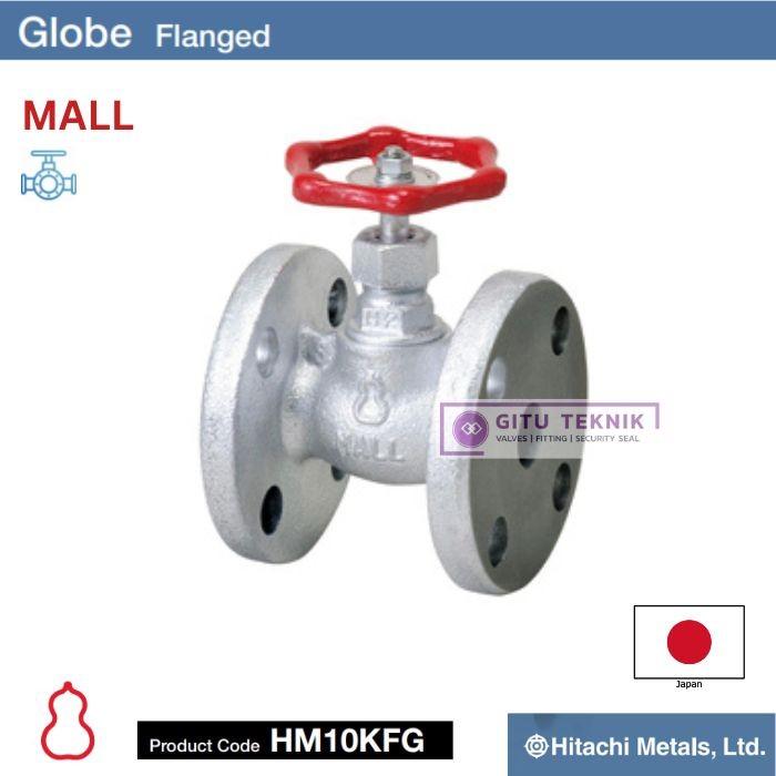 Jual Hitachi Globe valve 1 " inchi DN25 HM 10K - FG Malleable - Jakarta ...