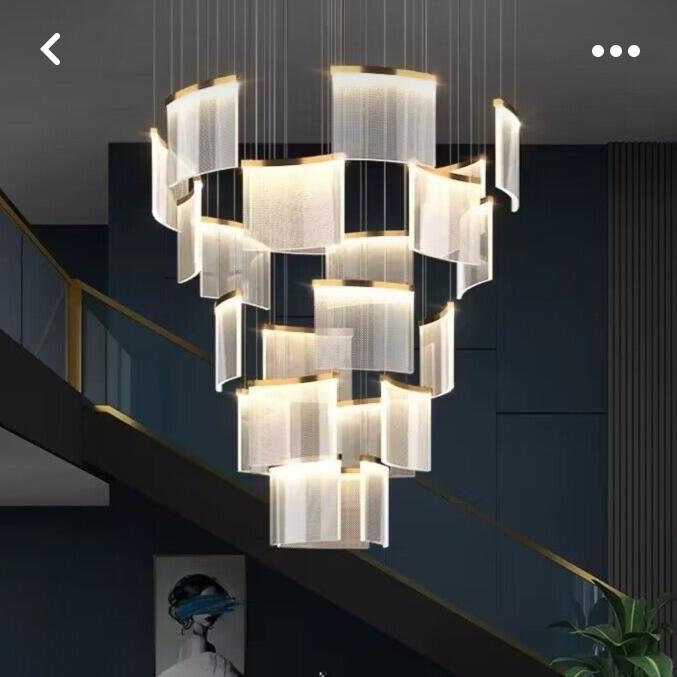 Jual Lampu Gantung Foyer Helia 80621 16L 80cm Chandelier Lampu Void ...