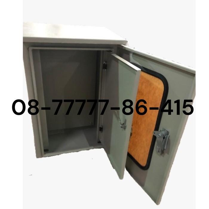 Jual Box Panel Outdoor Double Door Topi 500x400x250mm SPHC 1.2mm ...