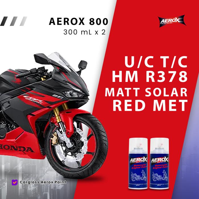 Promo Aerox Cat Semprot 800 - Honda Motor Matt Solar Red Met Doff - Kab. Bogor - Cargloss Aerox ...