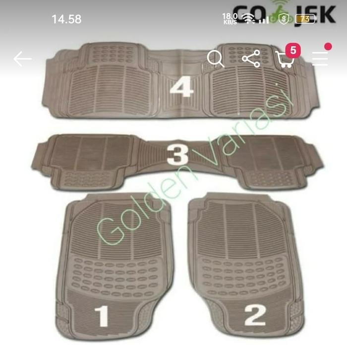 Jual karpet mobil Toyota Innova zenix hitam,cream - Kota Depok ...