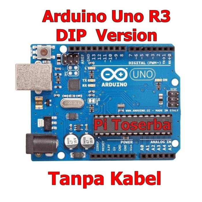Jual Compatible Arduino Uno R3 Model Ic Dip Atmega 328p Microcontroller