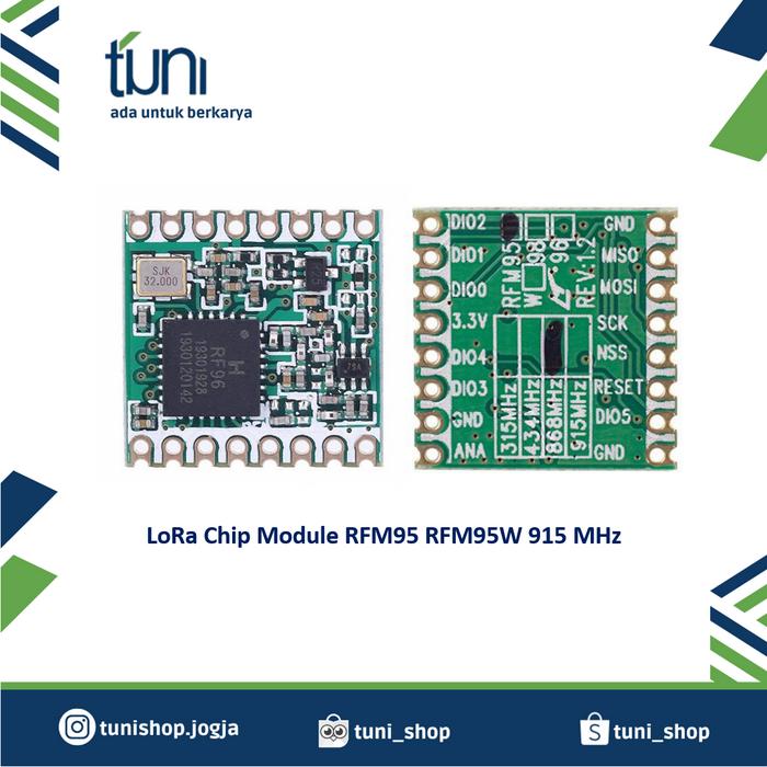 Jual LoRa Chip Module RFM95 RFM95W 915 MHz - Kab. Sleman - Tuniii12 ...