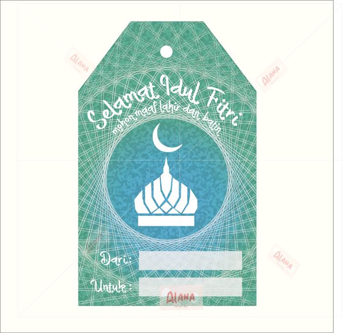 Jual Hang Tag Kartu Ucapan Selamat Hari Raya Idul Fitri Lebaran Eid ...