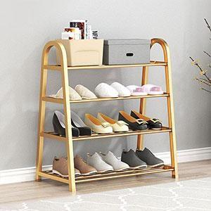 Jual Bonbox Floating Shelf A Shap Shoe Rack BFS701 (rak Sepatu) - Gold ...