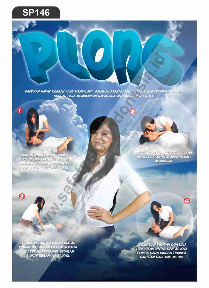 Jual SP146 Poster K3 Safety A1 - CPR Plong - Kota Cimahi - Safety Sign ...
