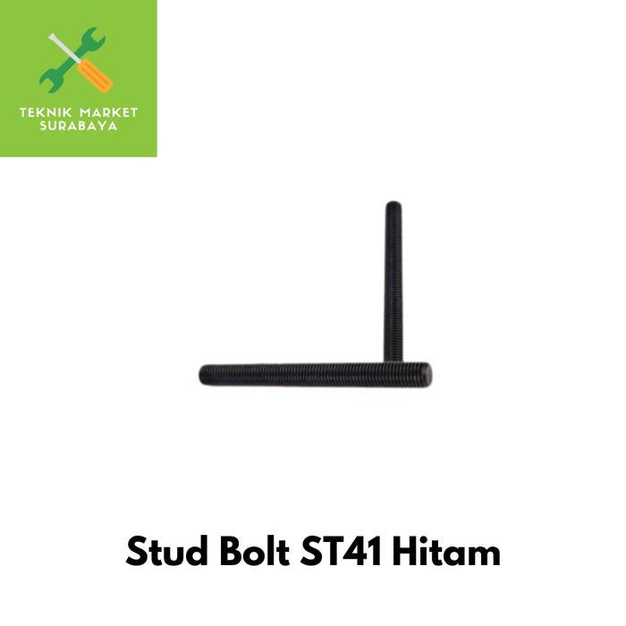 Jual STUD BOLT BESI (HITAM) M10 X 1000MM - P.50 - Kota Surabaya ...