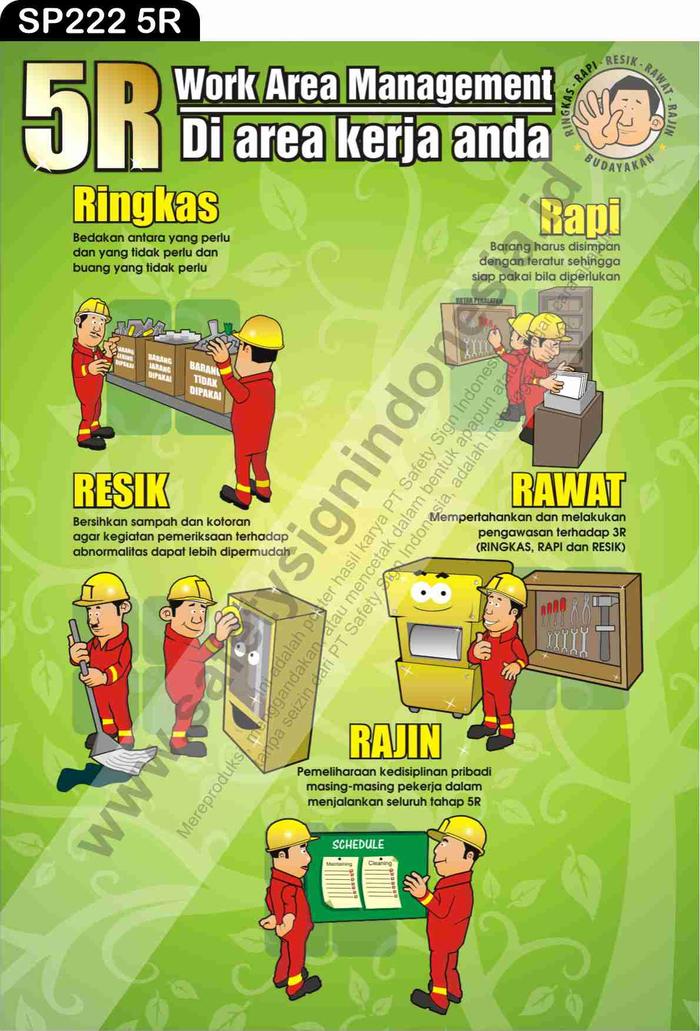 Jual SP222 Poster K3 Safety A2 - 5R - Kota Cimahi - Safety Sign ...