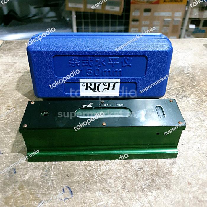 Jual Waterpass Mesin Presisi Model Balok 6" water pass kotak 6 inch ...