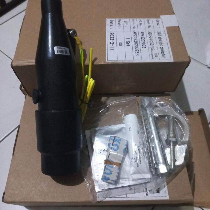 Jual elastimold trafo 50mm / straight connector single core 50mm 24 kv ...