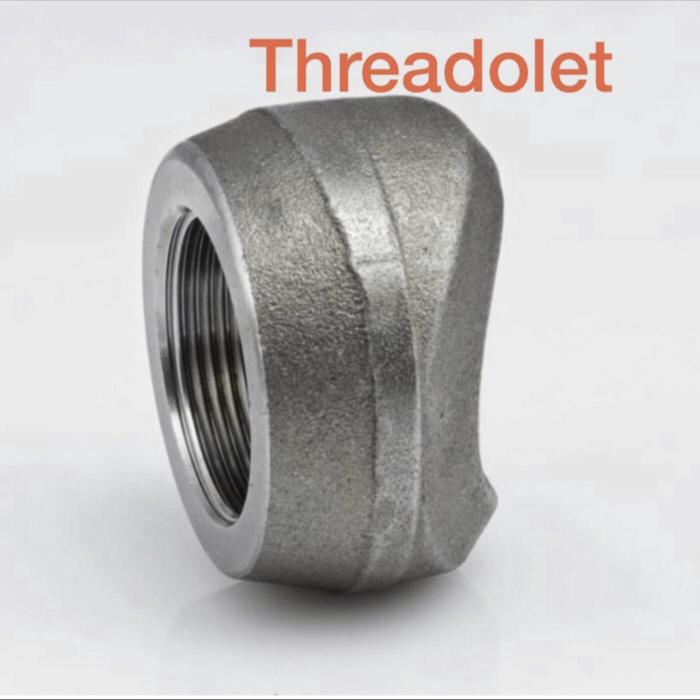 Jual 1/4" Threadolet Class 3000 -Drat NPT Besi A105 Treadolet Tredolet ...