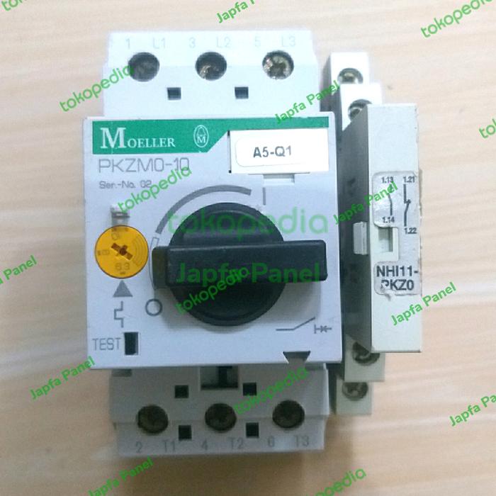 Jual Motor Protection Circuit Breaker Moeller PKZM0-10 6.3-10A ...