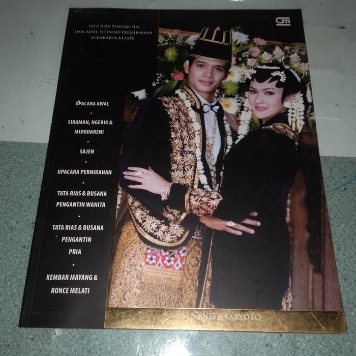 Jual Buku TATA RIAS PENGANTIN DAN ADAT ISTIADAT PERNIKAHAN SURAKARTA KLASIK - Kota Bandung ...