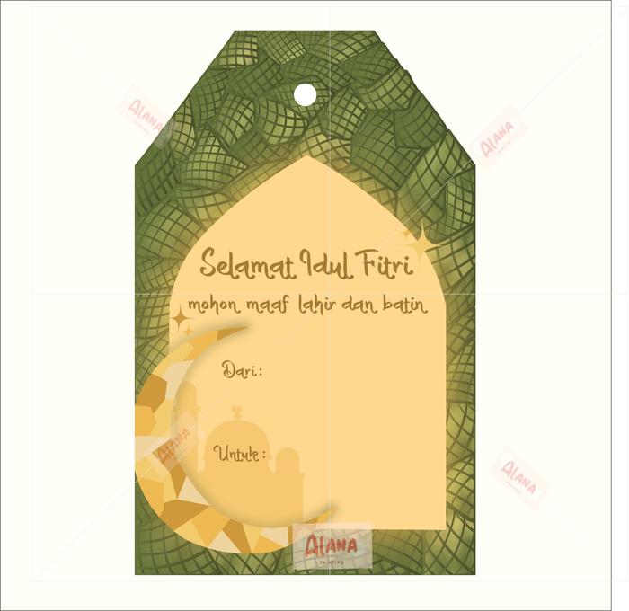 Jual Hang Tag Kartu Ucapan Selamat Hari Raya Idul Fitri Lebaran Eid ...