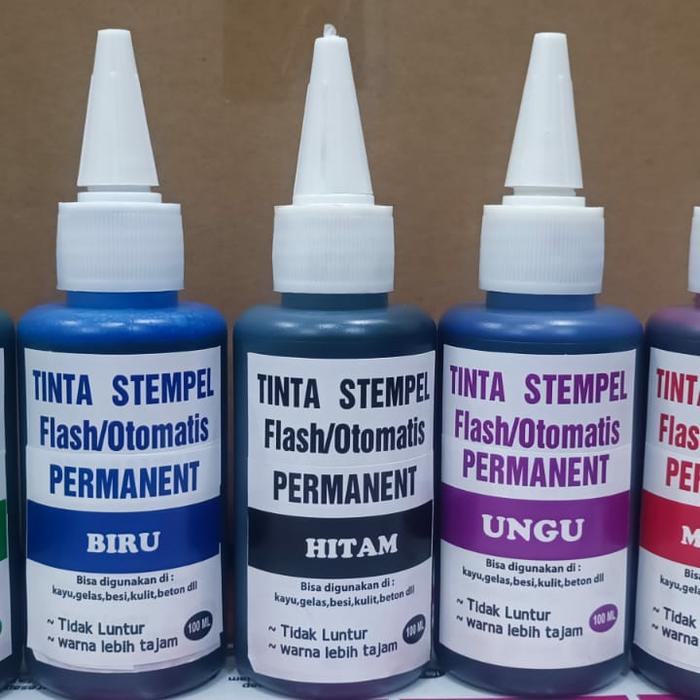 Jual Tinta Stempel Flash Otomatis Permanent - Biru Di Seller Velvet ...