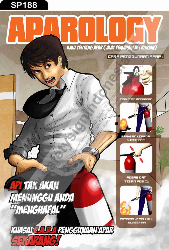 Jual SP188 Poster K3 Safety A2 - APAROLOGY (CARA) - Kota Cimahi - Safety Sign Indonesia | Tokopedia